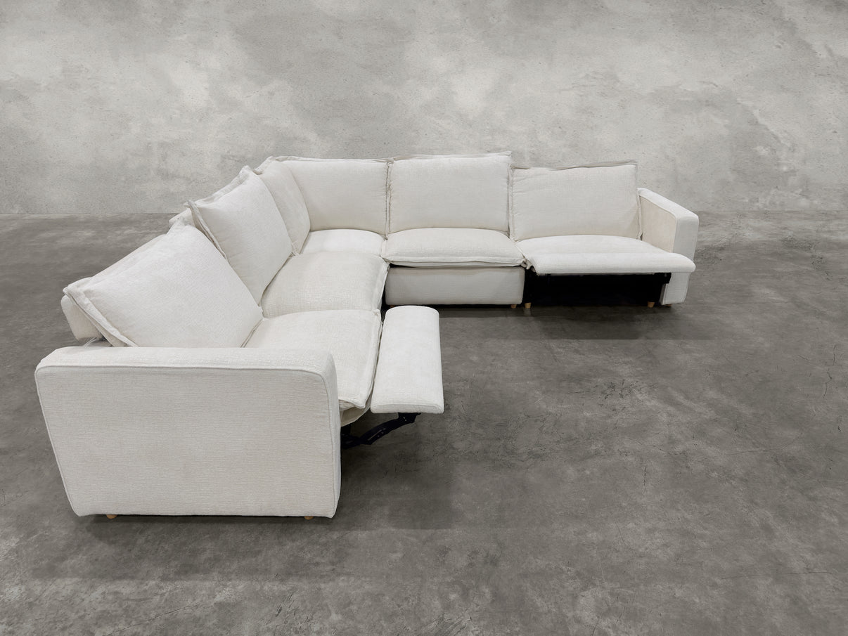 NIRVANA 5-SEAT MOTION RECLINING CORNER SECTIONAL – The Couch Company