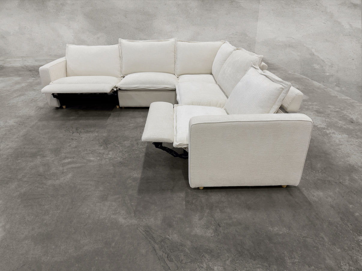 NIRVANA 5-SEAT MOTION RECLINING CORNER SECTIONAL – The Couch Company