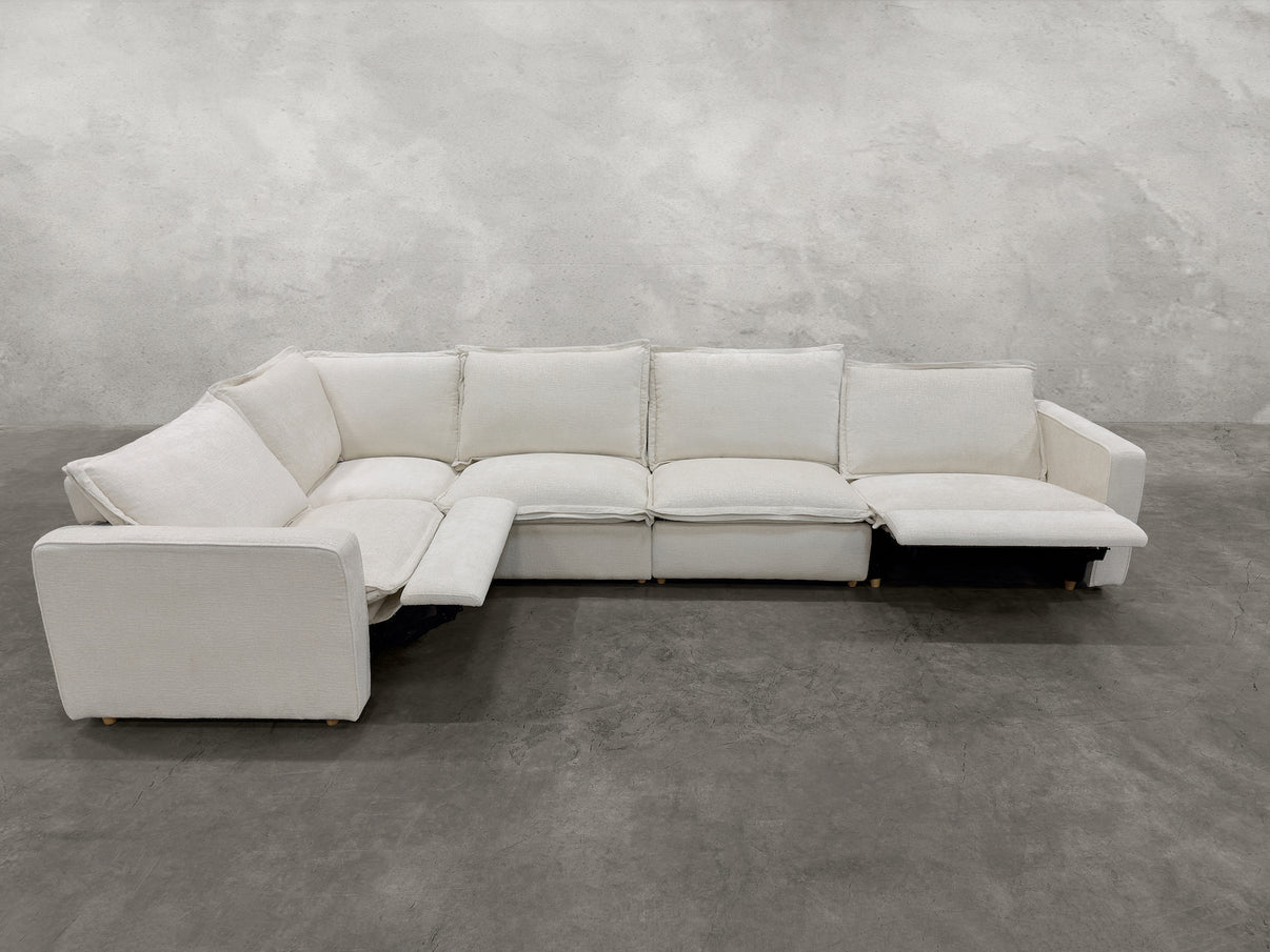 NIRVANA 5-SEAT MOTION RECLINING CORNER SECTIONAL – The Couch Company